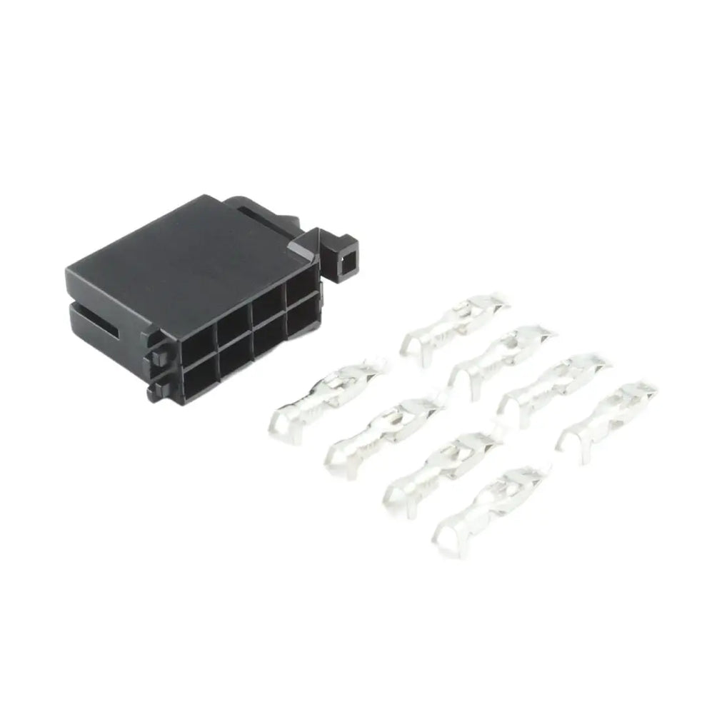 TE Connector Socket 8 Way Black - ASHIGARU MOTORSPORTS